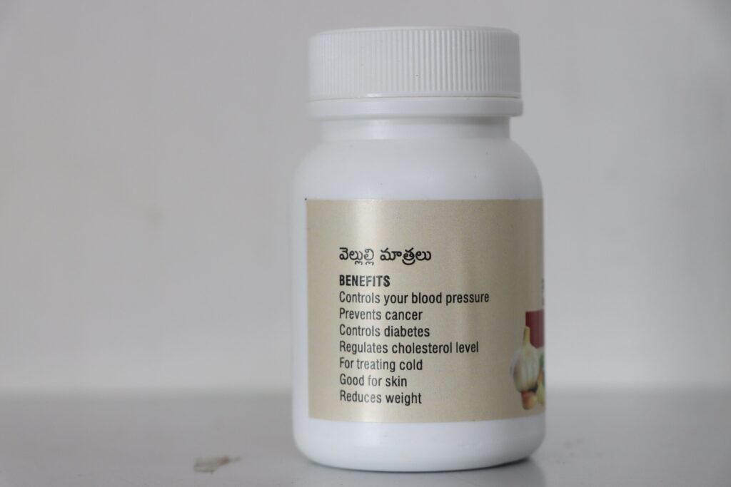 Ayurvedic Garlic Tab 60pack - PRAGATI BIOPHARMA PVT LTD